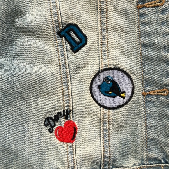 Forever 21 | Jackets & Coats | Rare Forever 2 Finding Dory Denim Jacket ...